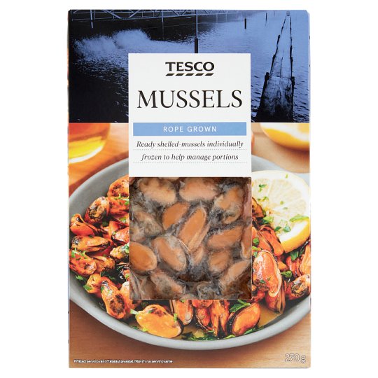 Tesco Rope Grown Mussels 270 g - Tesco Groceries