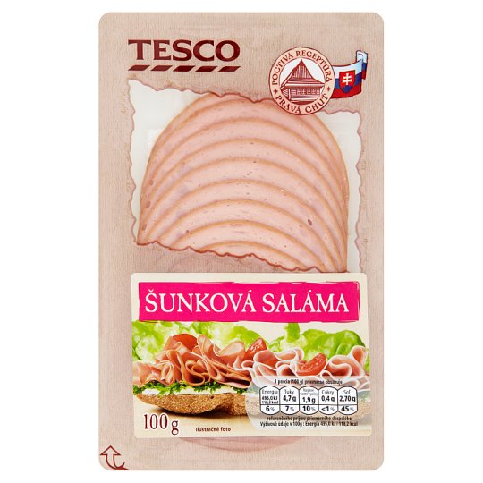 Tesco Ham Salami 100 g - Tesco Groceries