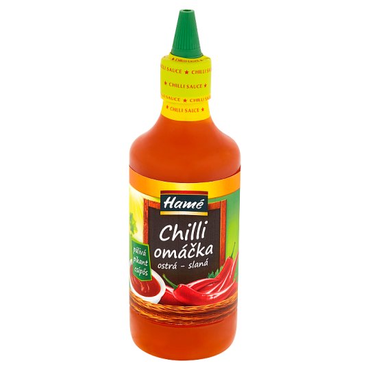 Hamé Chilli omáčka ostrá - slaná - pálivá 500 g - Tesco Potraviny