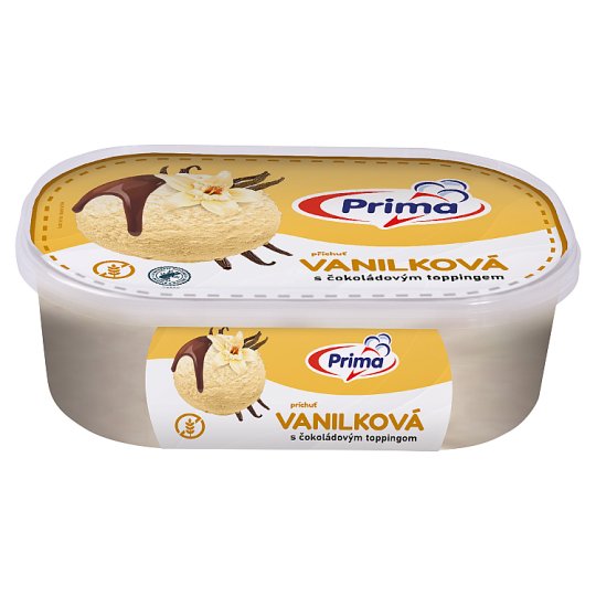 Prima Vanilla Flavour with Chocolate Topping 900 ml - Tesco Groceries