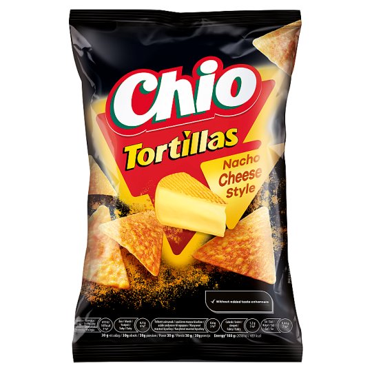 Chio Tortillas kukuričný snack s príchuťou syra 110 g - Tesco Potraviny