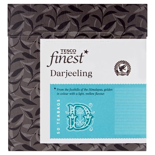 Tesco Finest Darjeeling Black Tea 50 Tea Bags 125 g - Tesco Groceries