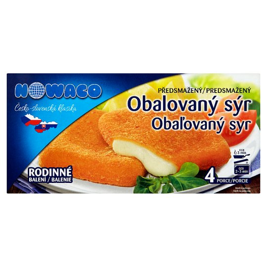 Nowaco Obaľovaný syr predsmažený 400 g - Tesco Potraviny