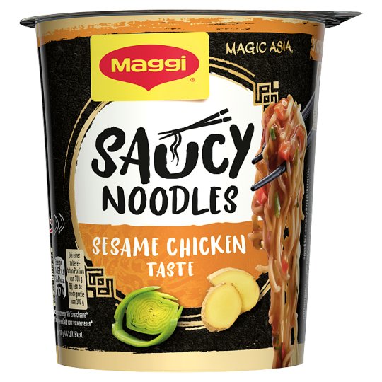 MAGGI Noodles in Spicy Sauce with Sesame Chicken Taste Cup 75 g - Tesco ...