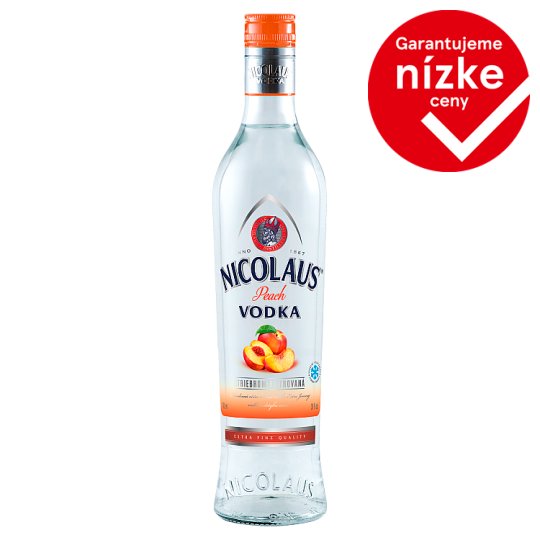 Nicolaus Broskyňová vodka 38 % 700 ml - Tesco Potraviny