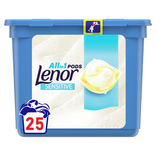 Lenor Sensitive Washing Capsules 25 Washes - Tesco Groceries