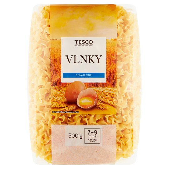 Tesco Vlnky 2 vaječné 500 g - Tesco Potraviny