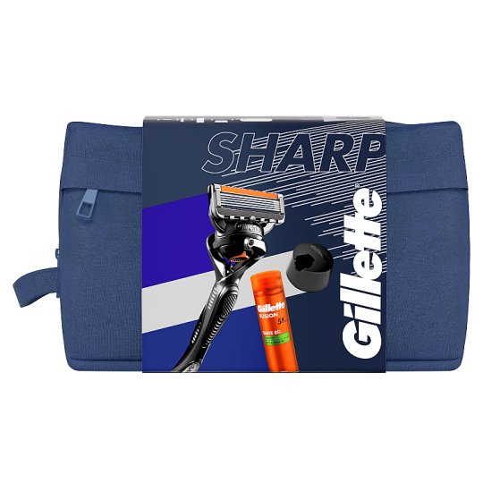 Gillette Travel Set Proglide Razor + Fusion Shave Gel 200ml + razor ...