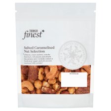Tesco Finest Salted Caramelised Nut Selection 225 g - Tesco Groceries