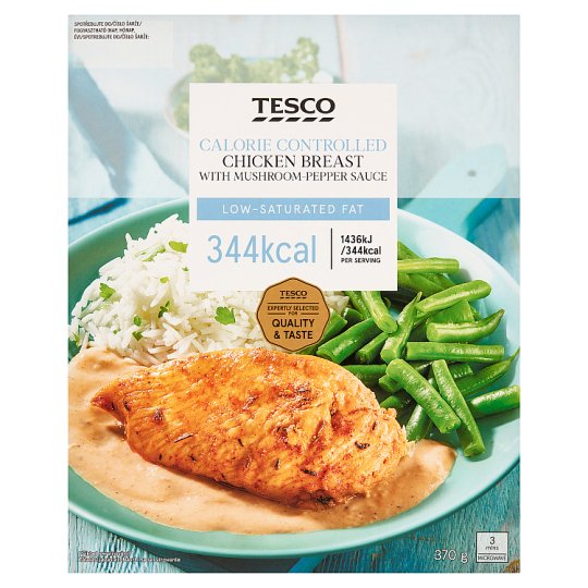 Tesco Chicken Breast with Mushroom Pepper Sauce 370 g - Tesco Groceries