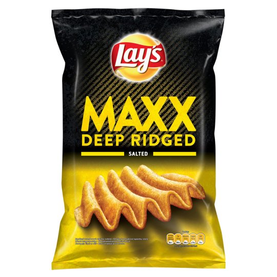Lay's Maxx Fried Salted Potato Chips 140 g - Tesco Groceries