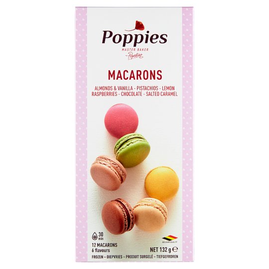 Poppies Mix of Macarons 132 g - Tesco Groceries
