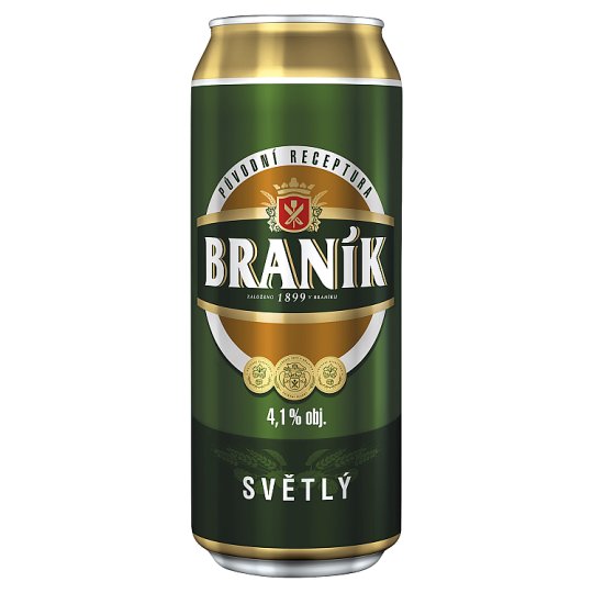 Braník Pivo konzumné svetlé 0,5 l - Tesco Potraviny