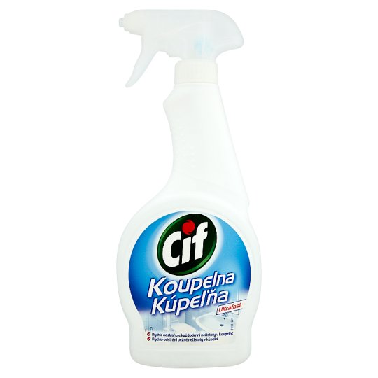 Cif Bathroom Ultrafast Cleaning Spray 500 ml - Tesco Groceries