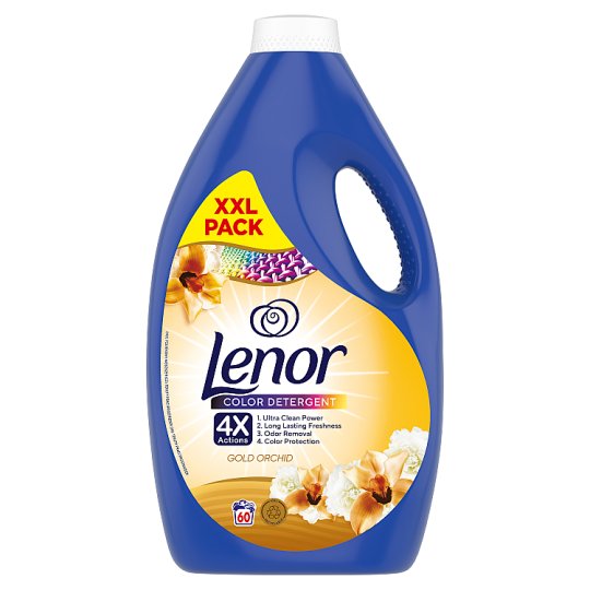LENOR Washing Liquid Laundry Detergent 60 Washes, Vanilla Orchid ...