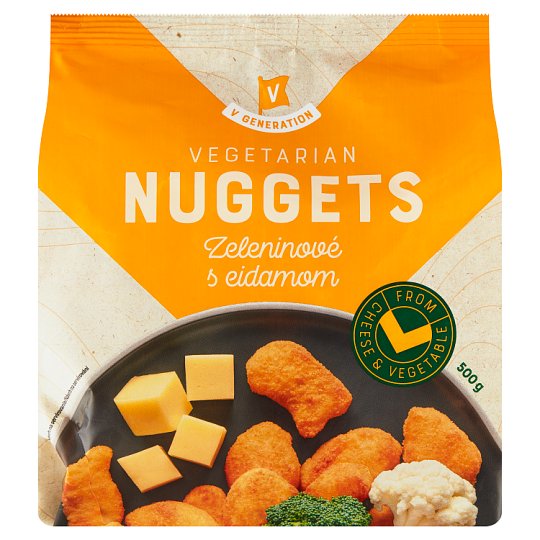 V generation Vegetable Nuggets with Eidam Cheese 500 g - Tesco Groceries