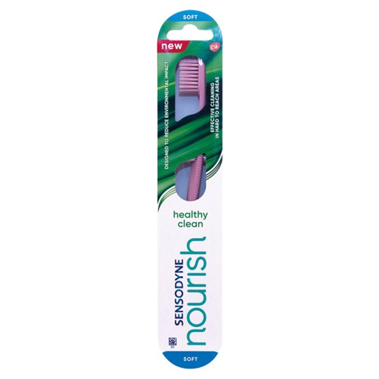Sensodyne Nourish Healthy Clean Soft Toothbrush - Tesco Groceries
