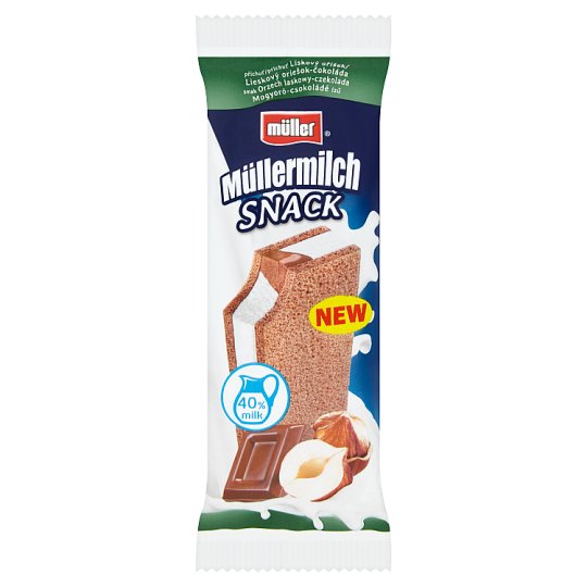 Müller Müllermilch Snack príchuť lieskový oriešok-čokoláda 29 g - Tesco ...