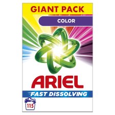 Ariel Washing Powder 6.325KG, 115 Washes, Color - Tesco Groceries