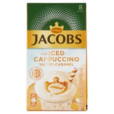 Jacobs Iced Cappuccino Salted Caramel Flavoured Soluble Coffee Blend 8 ...