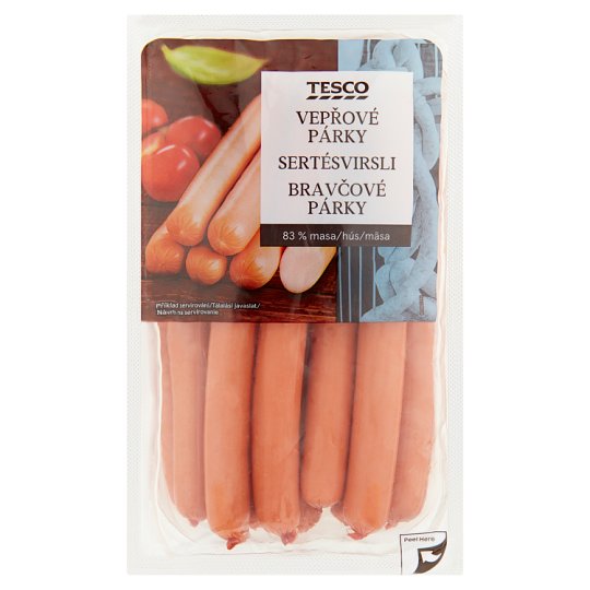 Tesco Pork Frankfurter 750 g - Tesco Groceries
