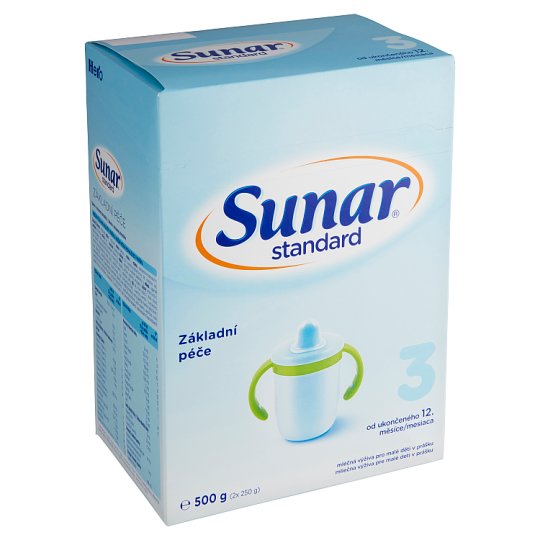 Sunar Standard 3 Infant Milk 2 x 250 g (500 g) - Tesco Groceries