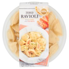 Tesco Ravioli pirohy plnené lososom a tvarohom 350 g - Tesco Potraviny