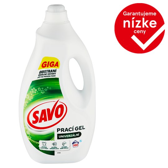 Savo Universal Washing Gel 100 Washes 5 L - Tesco Groceries