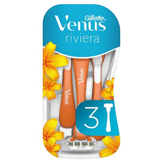 Gillette Venus Riviera Disposable Razors, Pack Of 3 - Tesco Groceries