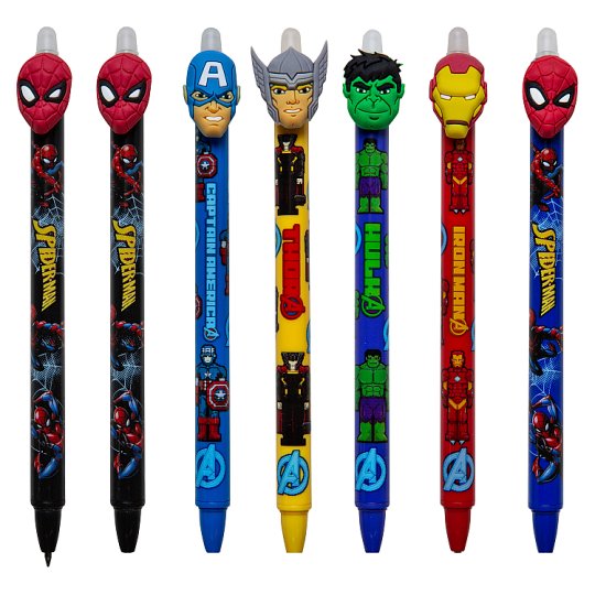Marvel Spider-Man & Avengers Erasable Pens - Tesco Groceries