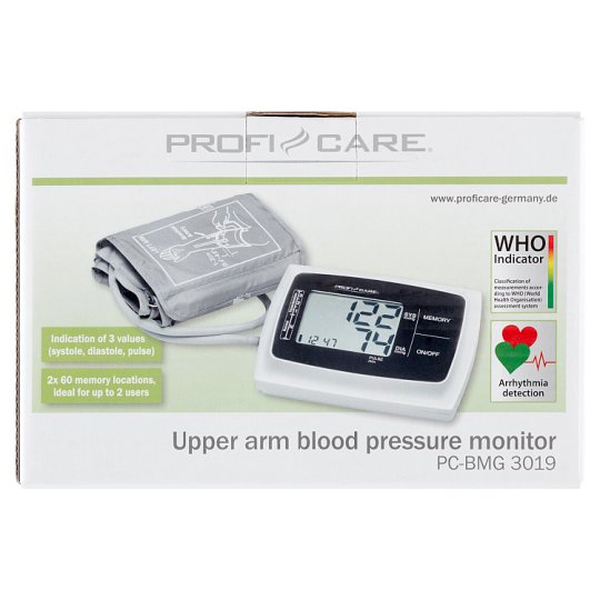 ProfiCare PC BMG 3019 Upper Arm Blood Pressure Monitor Tesco Groceries