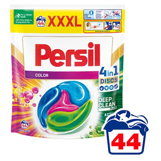 Persil Washing Capsules Discs 4in1 Deep Clean Plus Color 44 Washes 1 ...