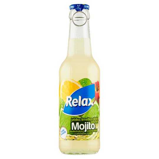 Relax Mojito Flavor Apple, Lime, Lemon 250 ml - Tesco Groceries
